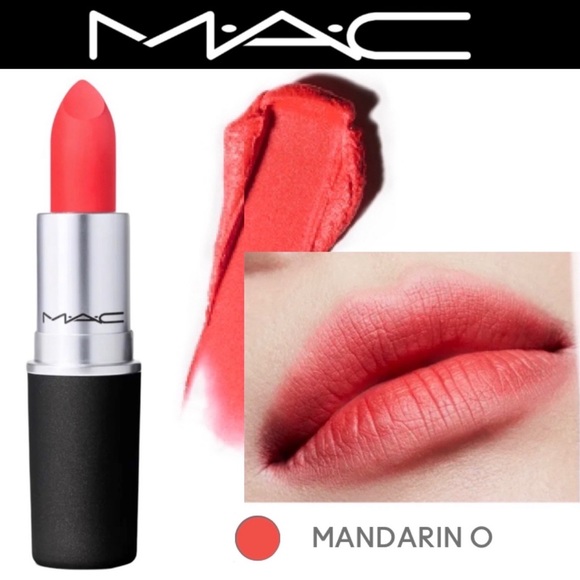 MAC Cosmetics | Makeup | Mac Powder Kiss Lipstick Mandarin O 98 | Poshmark